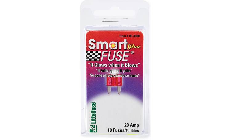 Littelfuse Smart Glow Mini® Blade-style Fuses (20-amp) 10-pack — 2 sizes available at Crutchfield