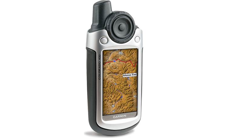 Garmin Colorado™ 400i Handheld GPS navigator with detailed map of U.S ...