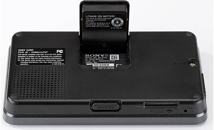 Sony Nav-U NVU-74T Portable car navigator with 4.3" screen at Crutchfield