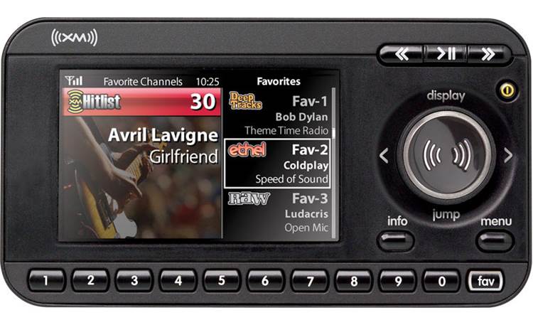XM XpressRC Dock & Play XM satellite radio with color split screen and ...