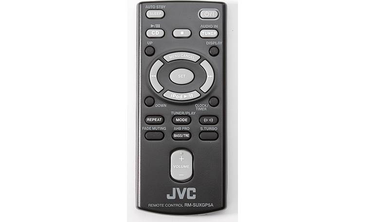 JVC UX-GP5 Micro system with flipdown iPod® dock at Crutchfield