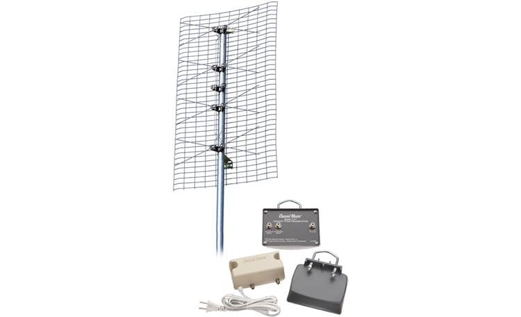 Basic Medium-range TV Antenna Package Kit for over-the-air reception at ...