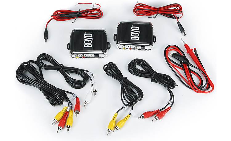 Boyo VTX100 Wireless video transmitter/receiver system at Crutchfield