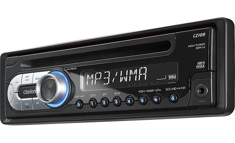 Clarion CZ109 CD receiver at Crutchfield