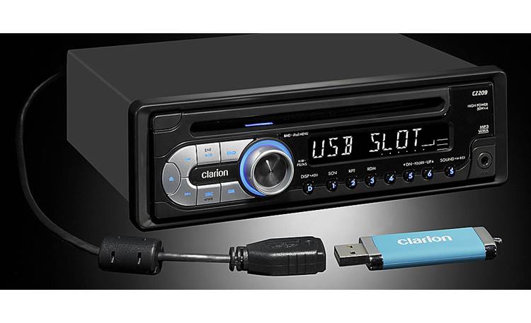 Clarion CZ209 CD receiver at Crutchfield