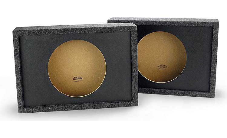 MTX S120S Matched enclosures for two 12" shallow-mount subs at Crutchfield