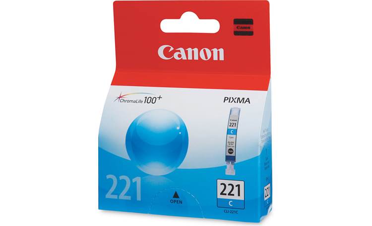 Canon CLI-221 (Cyan) Cyan ink tank for use with compatible Canon ...