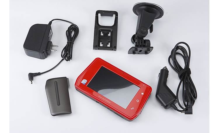 ClarionMiND (Red) Mobile Internet Device with GPS navigation at Crutchfield