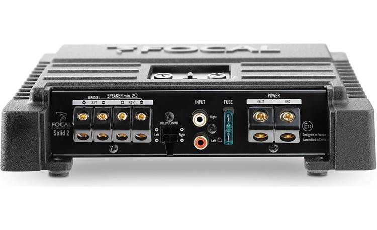 Focal Solid 2 (Black) 2-channel car amplifier — 75 watts RMS x 2 at Crutchfield