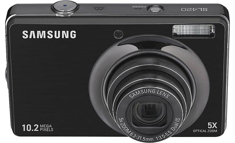 Samsung SL420 (Black) 10.2-megapixel digital camera with 5X optical ...