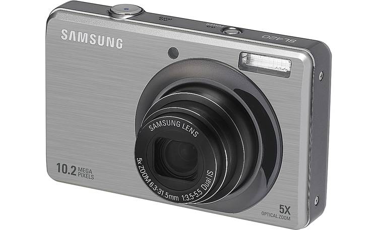 Samsung SL420 (Silver) 10.2-megapixel digital camera with 5X optical ...