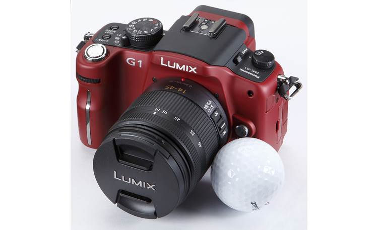 Panasonic Lumix DMC-G1 Kit (Red) 12.1-megapixel digital camera with 14 ...