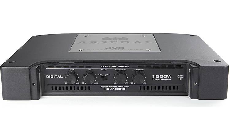 JVC Arsenal KS-AR9501D Mono subwoofer amplifier — 1,000 watts RMS at 2 ...