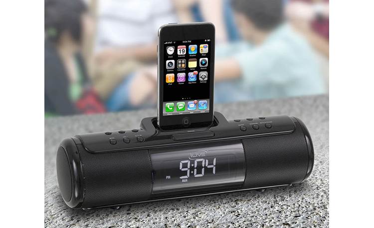 iLive ISP209 Portable speaker system for iPod® and iPhone™ at Crutchfield