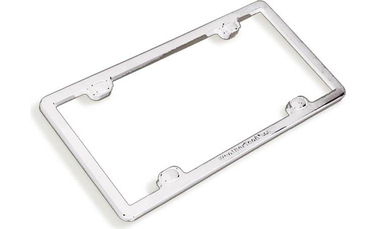 WeatherTech PlateFrame™ (Chrome) License plate frame at Crutchfield