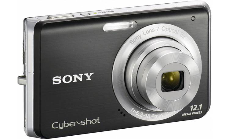 Sony DSCW190 Digital Camera- Black 12MP, 3X, 2.7" at Crutchfield