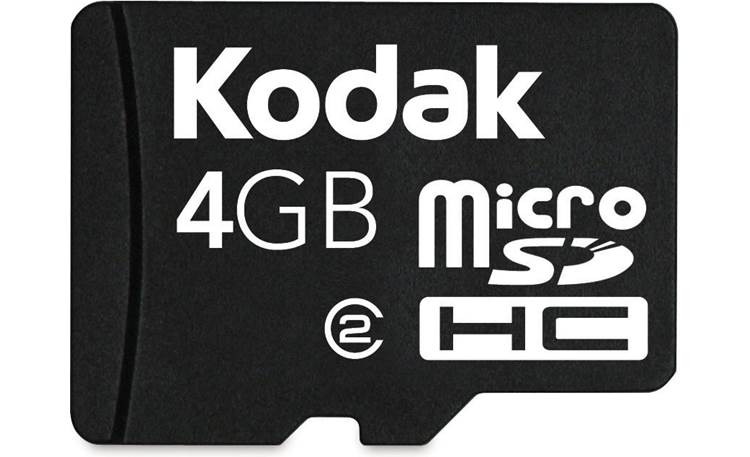 Kodak microSDHC Mobile Memory Card (4GB) Speed Class 2 at Crutchfield