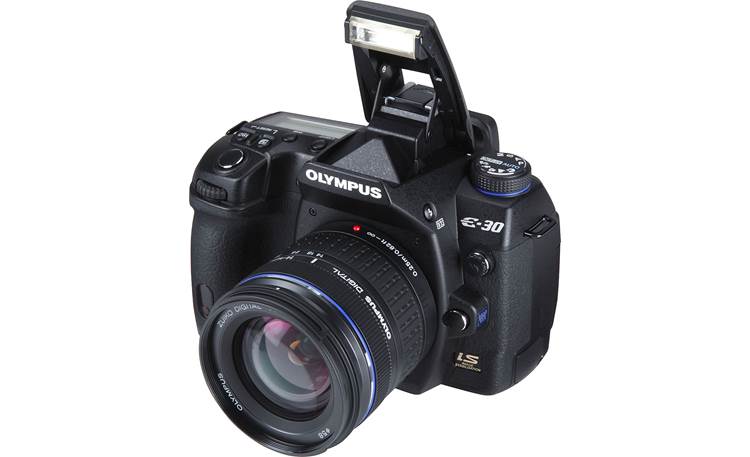Olympus E-30 12.3-megapixel digital SLR camera with 14-42mm zoom lens ...