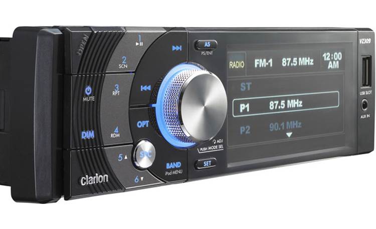Clarion VZ309 DVD receiver at Crutchfield