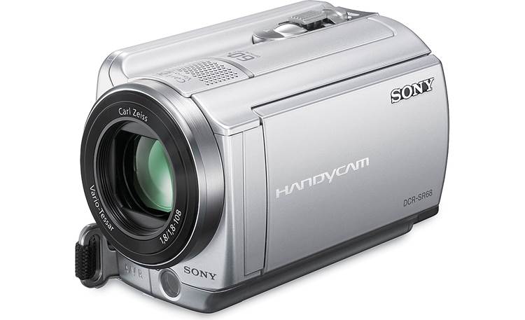 Sony DCR-SR68 Handycam® (Silver) 80GB standard-definition hard drive camcorder at Crutchfield
