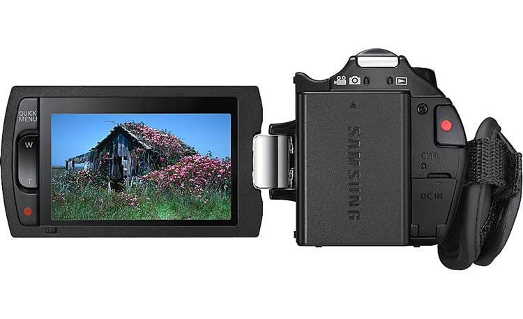 Samsung HMX-H204 HD camcorder with 16GB flash memory at Crutchfield