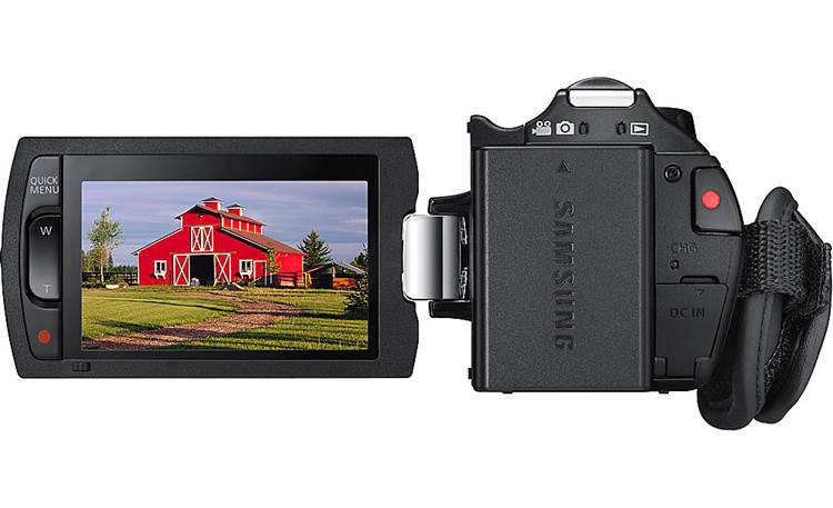 Samsung HMX-H205 HD camcorder with 32GB flash memory at Crutchfield