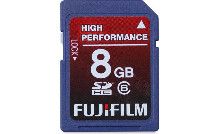 Fujifilm SDHC Memory Card (8GB) Speed Class 6 at Crutchfield