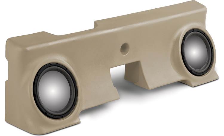 MTX ThunderForm Unloaded Enclosure (Tan) Holds two 10" subs — fits ...