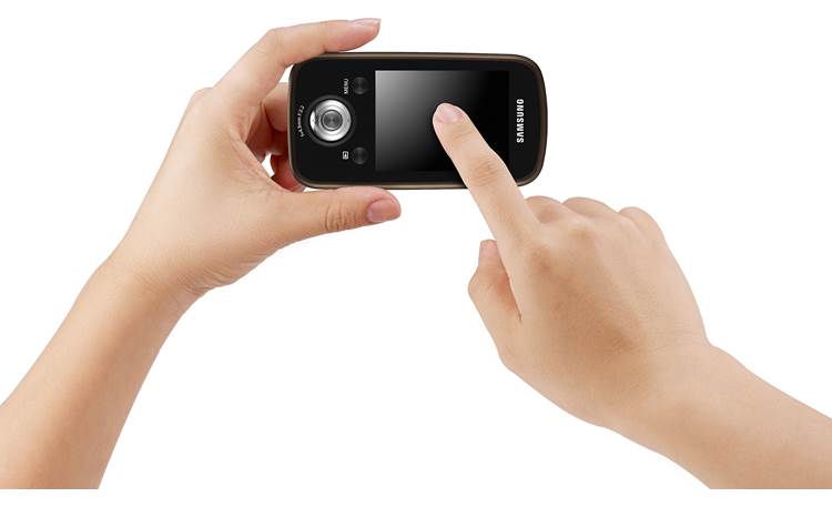 Samsung HMX-E10 (Black) HD digital pocket camcorder at Crutchfield