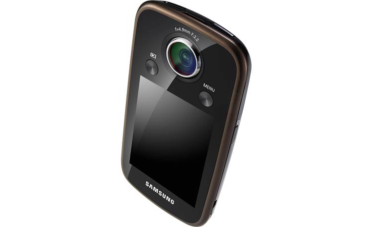 Samsung HMX-E10 (Black) HD digital pocket camcorder at Crutchfield