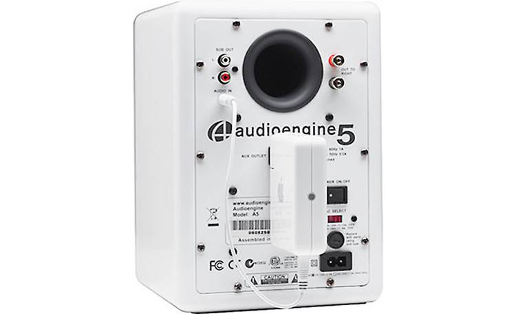 Audioengine 5 (A5) (White) Premium powered bookshelf speakers at ...