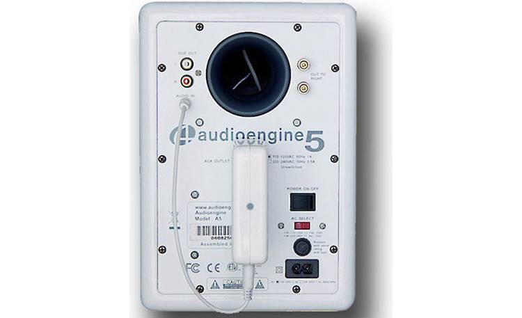 Audioengine 5 (A5) (White) Premium powered bookshelf speakers at ...