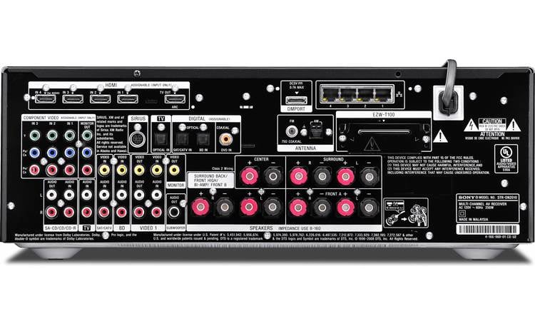 Sony STR-DN2010 Home theater receiver with 3D-ready HDMI switching ...