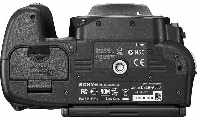 Sony Alpha DSLR-A560 (Body only) 14.2-megapixel digital SLR camera with ...