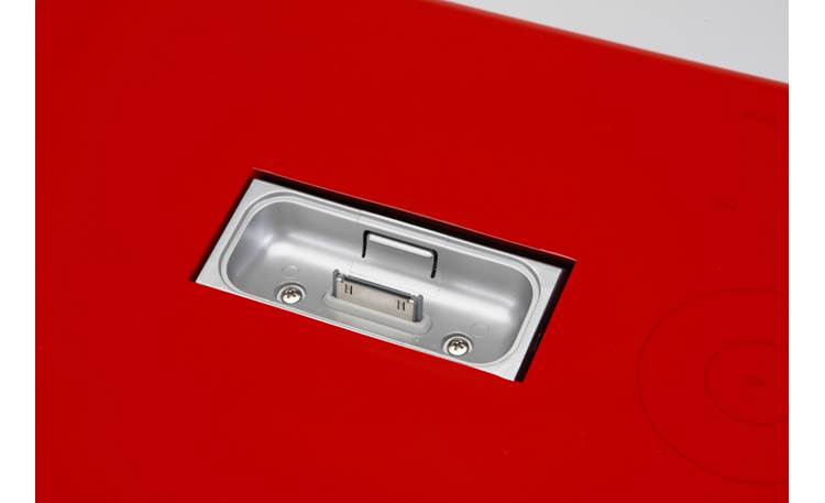 Geneva Sound System Model S (Red) Clock Radio with dock for iPod® and ...