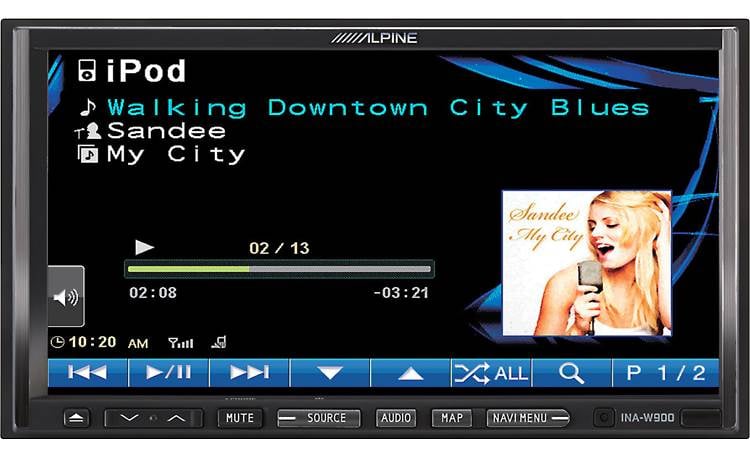 Alpine Navigation Package INA-W900 navigation receiver and Bluetooth ...