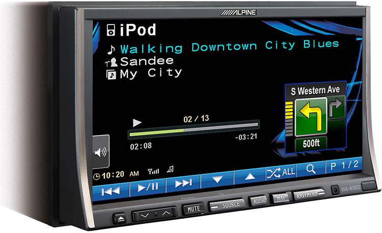 Alpine Navigation Package INA-W900 navigation receiver and Bluetooth® adapter at Crutchfield