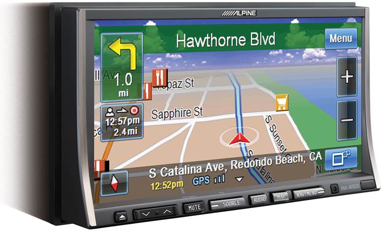 Alpine Navigation Package INA-W900 navigation receiver and Bluetooth® adapter at Crutchfield