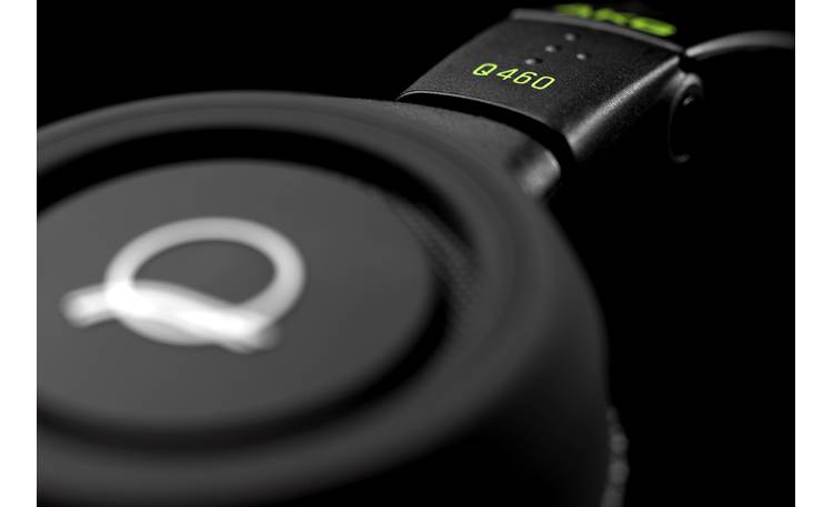 AKG Quincy Jones Signature Q460 (Black) Portable on-ear headphones with in-line microphone and ...