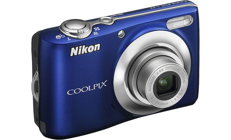 Nikon Coolpix L22 (Blue) 12-megapixel digital camera with 3.6X optical ...