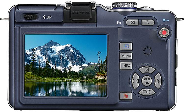 Olympus Pen E-PL1 (Blue) 12.3-megapixel digital camera with 14-42mm ...