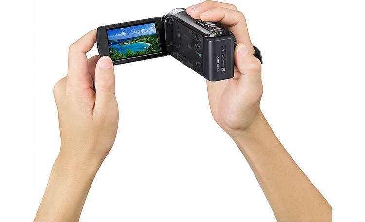 Sony HDR-CX150 Handycam® (Black) High-definition camcorder with 16GB ...