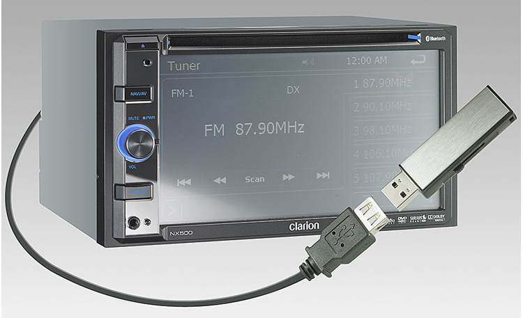 Clarion NX500 Navigation receiver at Crutchfield