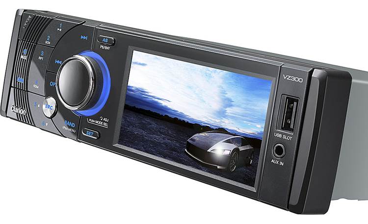Clarion VZ300 DVD receiver at Crutchfield