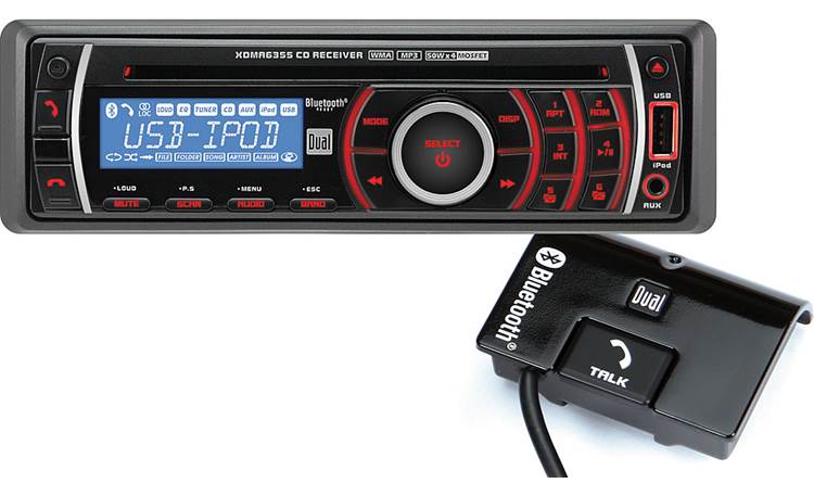 Dual XMDA6355 Package CD receiver with Bluetooth® adapter at Crutchfield