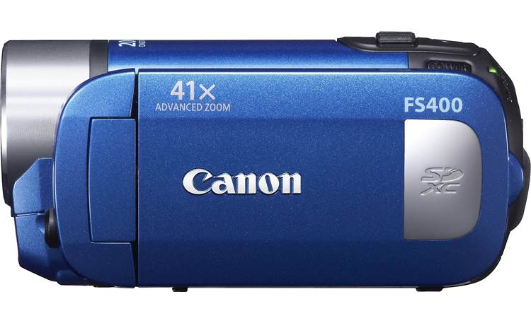 Canon FS400 (Blue) Standard-definition camcorder at Crutchfield