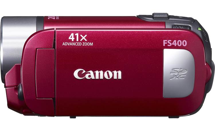 Canon FS400 (Red) Standard-definition camcorder at Crutchfield