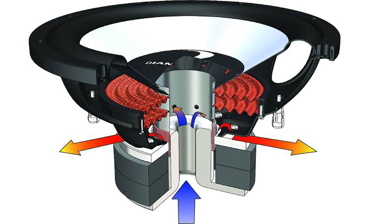 Diamond Audio D310D2.2 D3 Series 10" subwoofer with dual 2-ohm voice ...