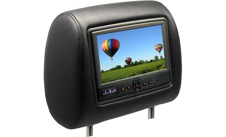 Rosen AV7550 Headrest System Two headrests with built-in 7" video ...