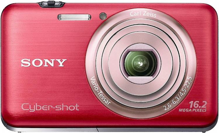 Sony Cyber-shot® DSC-WX9 (Red) 16.2-megapixel digital camera with 5X ...